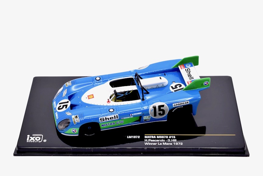 IXO Models, LM1972, Matra MS670, Graham Hill, Henri Pescarolo, Le Mans ...
