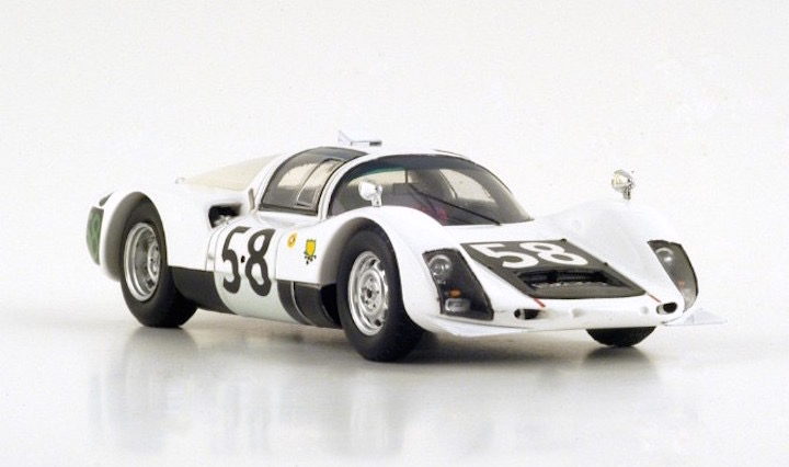 Spark Model, S4491, Porsche, 906/6, #58, Gunther Klass, Rolf Stommelen ...