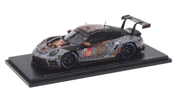Spark Model S8265 Porsche 911 RSR-19 #72 Porsche 911 RSR-19 #18 Absolute Racing 'Andrew Haryanto ...